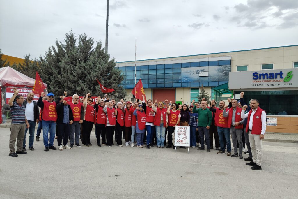 EMEP’ten Smart Solar işçilerine dayanışma ziyareti: “Bu grev, insanca ...